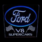 Ford V8 Supercars - Acrylic LED Sign - Bettaline Designs
