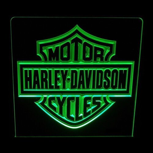 Harley Davidson 2 - Acrylic LED Sign - Bettaline Designs