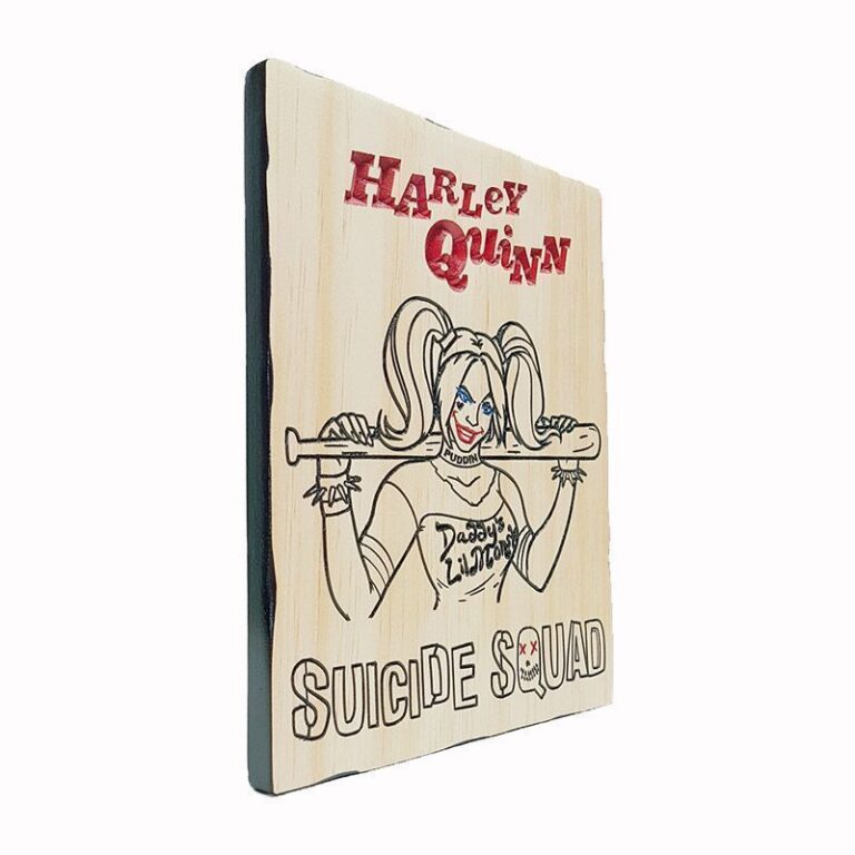 Harley Quinn 3 - Timber Sign - Bettaline Designs