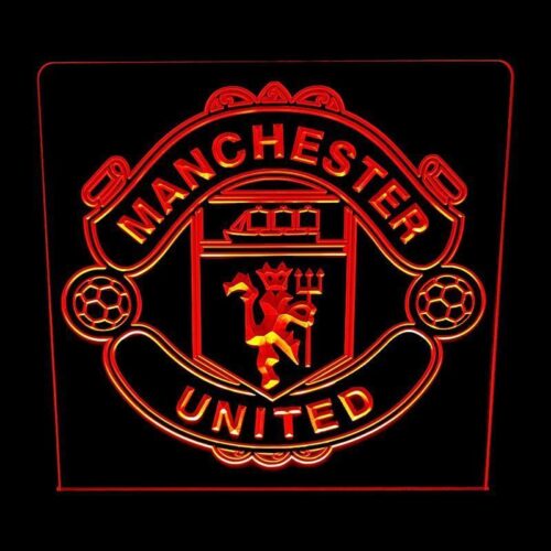Man United 2 - Acrylic LED Sign - Bettaline Designs