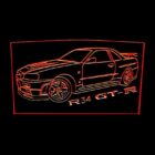 Nissan R34 GTR - Acrylic LED Sign - Bettaline Designs