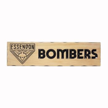 Essendon Bombers - Timber Sign - Bettaline Designs