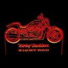 Harley Davidson Night Rod - Acrylic LED Sign - Bettaline Designs
