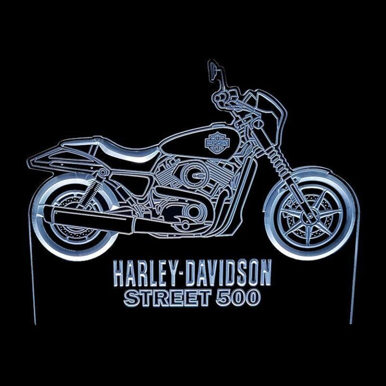 Harley Davidson Street 500 - Acrylic LED Sign - Bettaline Designs