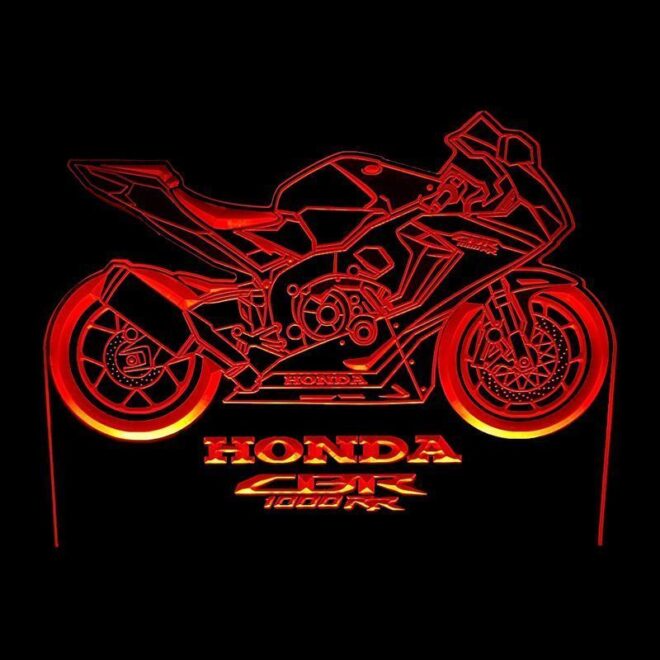 Honda CBR 1000RR - Acrylic LED Sign - Bettaline Designs