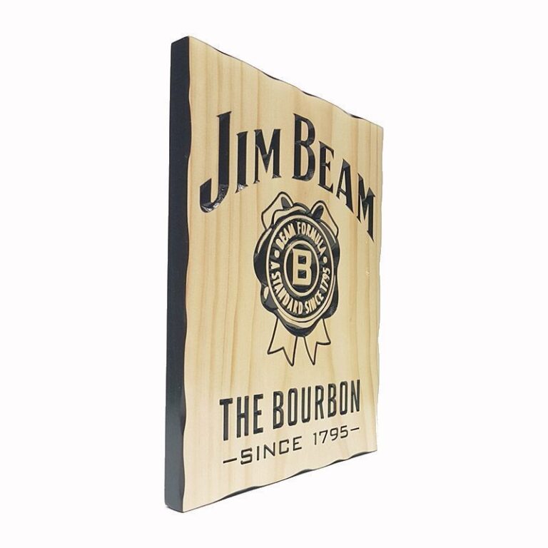 Jim Beam 2 - Timber Sign - Bettaline Designs