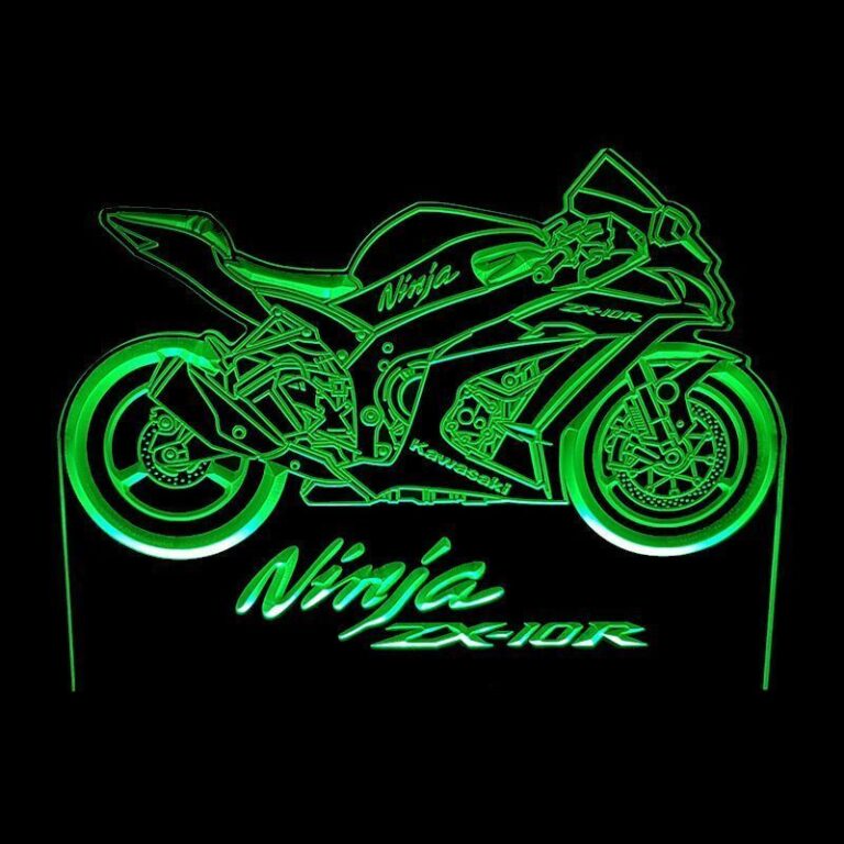 Kawasaki Ninja ZX-10R - Acrylic LED Sign - Bettaline Designs