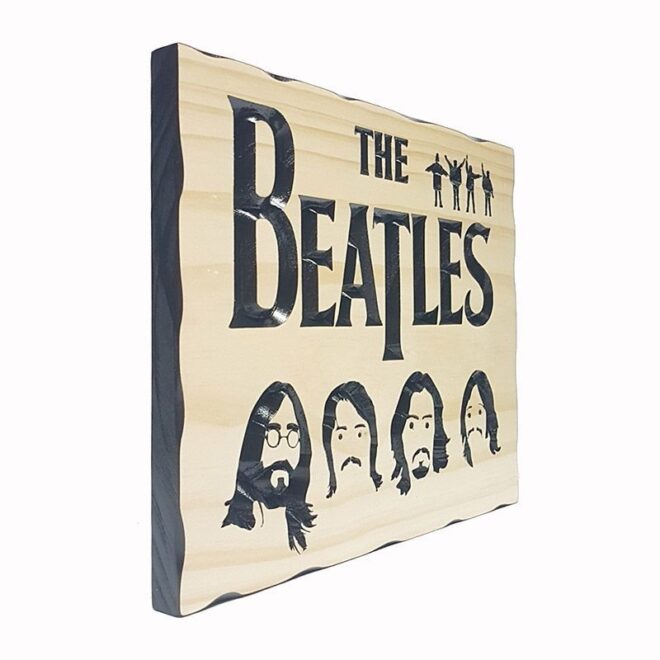 The Beatles 2 - Timber Sign - Bettaline Designs