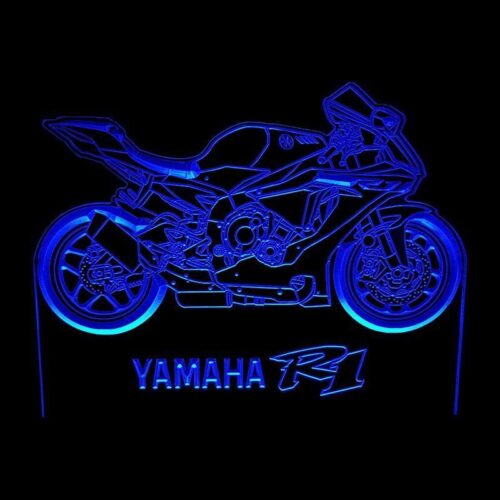 Yamaha R1 - Acrylic LED Sign - Bettaline Designs