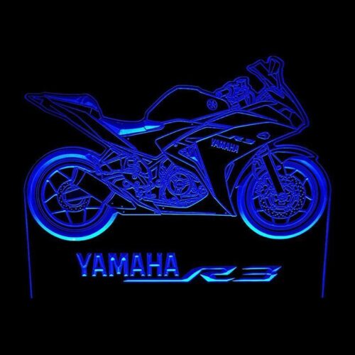 Yamaha R3 - Acrylic LED Sign - Bettaline Designs