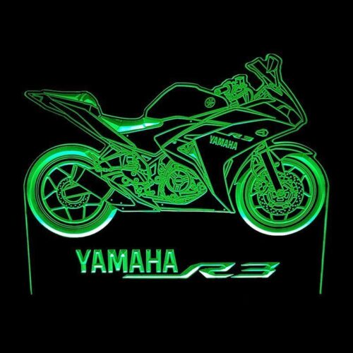 Yamaha R3 - Acrylic LED Sign - Bettaline Designs