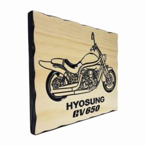 Hyosung GV 650 - Timber Sign - Bettaline Designs