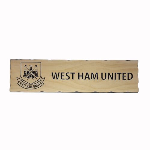 West Ham United - Timber Sign - Bettaline Designs