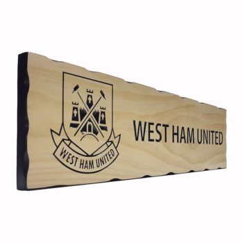 West Ham United - Timber Sign - Bettaline Designs