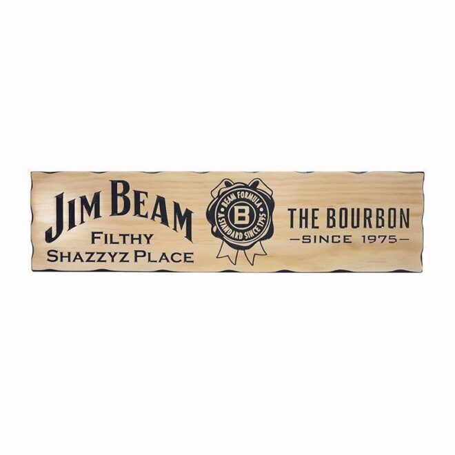 Jim Beam - Timber Sign - Bettaline Designs
