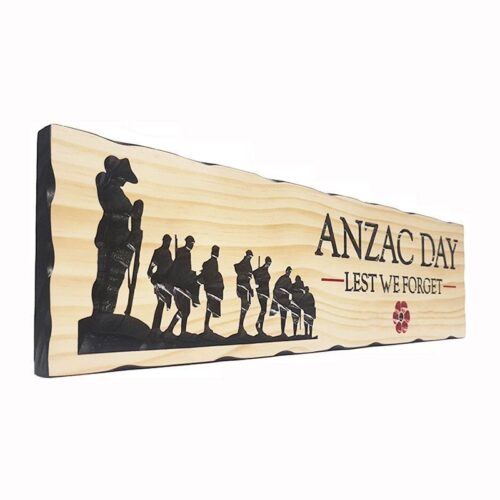 Anzac Day 4 - Timber Sign - Bettaline Designs