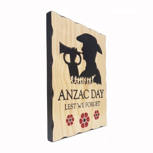Anzac Day 6 - Timber Sign - Bettaline Designs