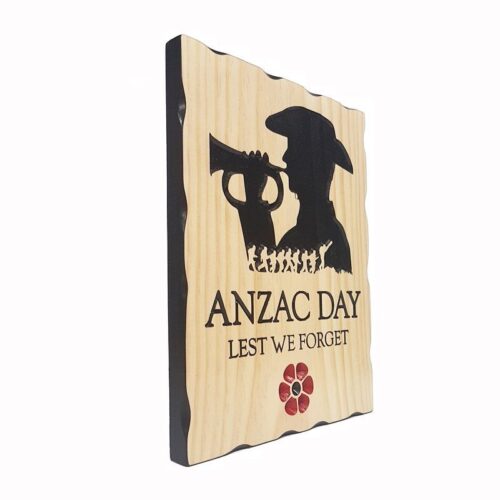 Anzac Day 5 - Timber Sign - Bettaline Designs