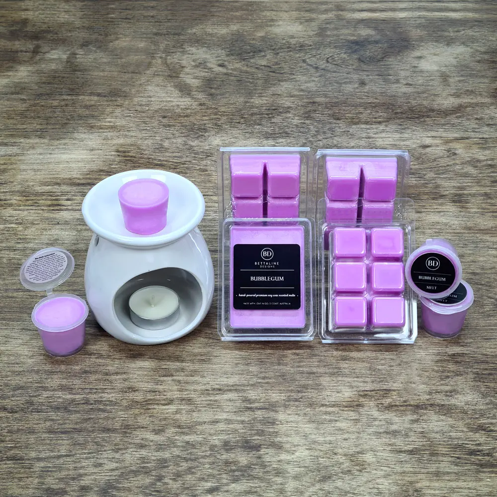 Bubblegum - 100% Soy Wax Scented Melts - Bettaline Designs