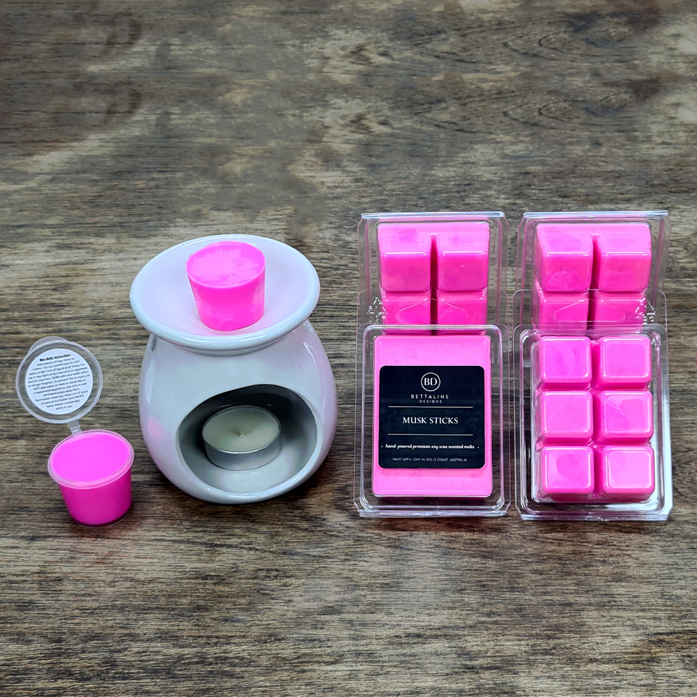 Musk Sticks - 100% Soy Wax Scented Melts - Bettaline Designs